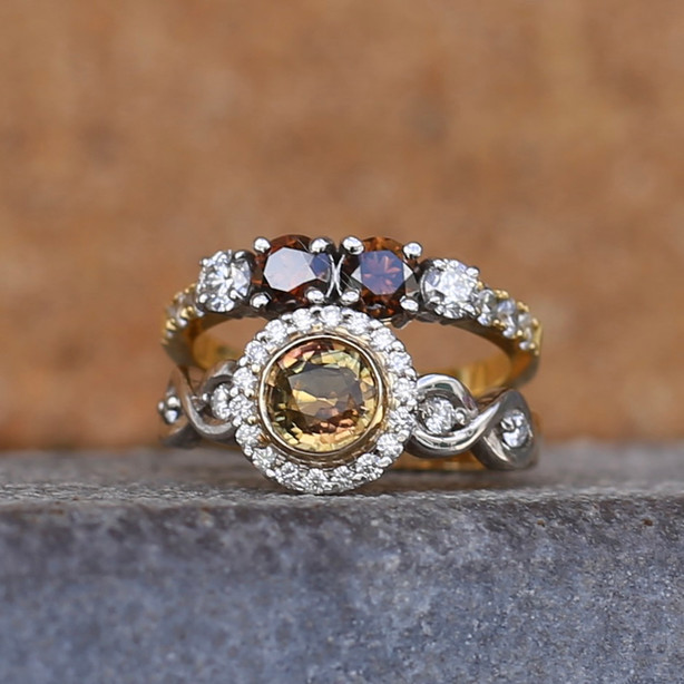 Rings with Colour - Flair Jewellery